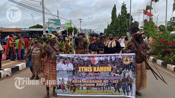 Ribuan Warga Papua Selatan Ikuti Karnaval Budaya HUT ke-121 Merauke ...