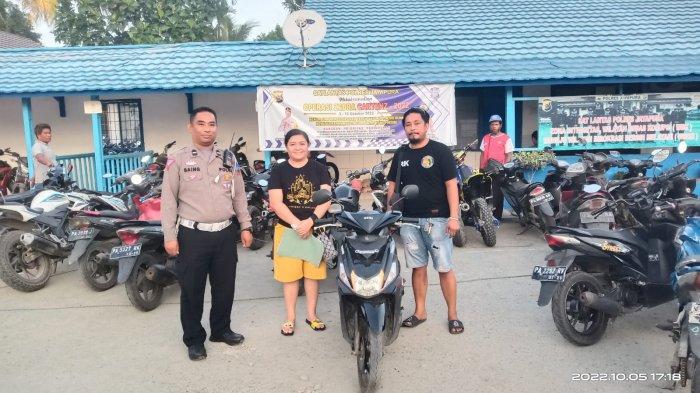 Terjaring Operasi Zebra Cartenz, Motor Milik Stevany Akhirnya Dikembalikan - Tribun-papua.com