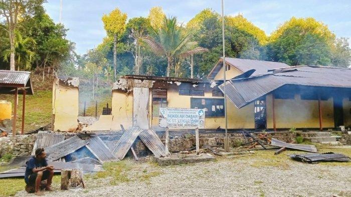 SD Katolik Santo Lukas Fakfak Papua Barat Terbakar, Begini Kondisinya ...