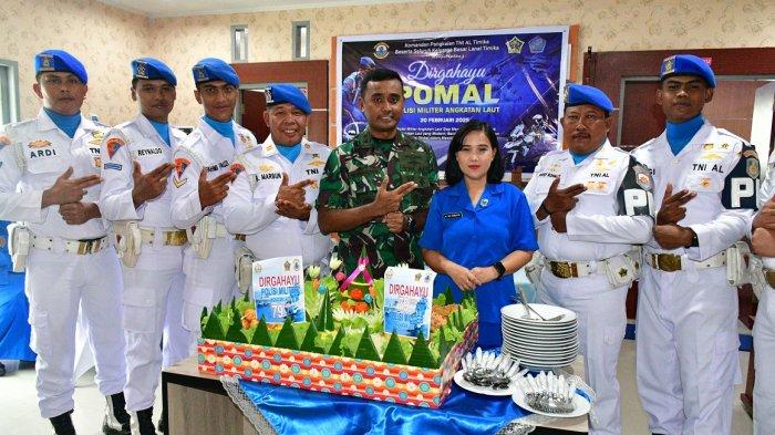 Lanal Timika Apel Khusus HUT ke-79 Pomal, Sejumlah Prajurit dan PHL ...