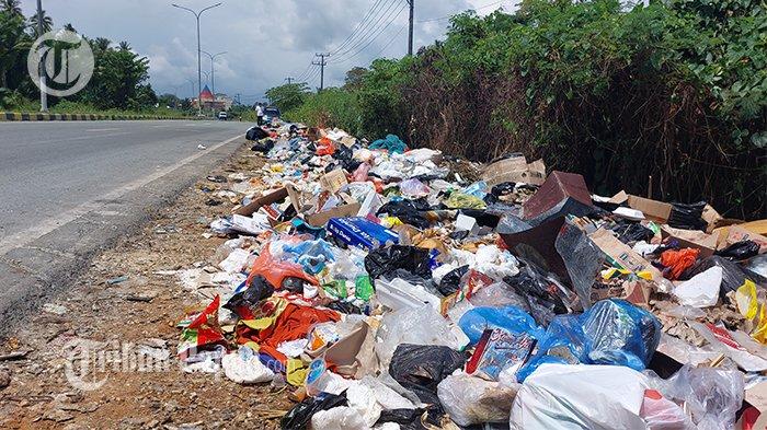 Sampah Berserakan di Jalan Holtekamp, Bau Tak Sedap Serang Pengendara: Dinas Kebersihan Ayo ...