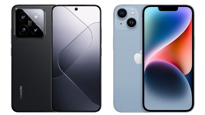 Perbandingan Spek dan Harga HP Xiaomi 14 dengan iPhone 14 - Tribun ... Perbandingan Spek dan Harga HP Xiaomi 14 dengan iPhone 14 - Tribun ...