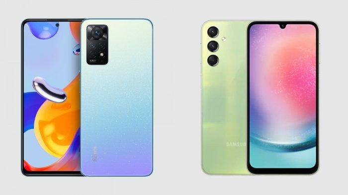 Perbandingan Spek dan Harga HP Xiaomi Redmi Note 11 Pro dengan Samsung Galaxy A24, Beda Rp 1 ...