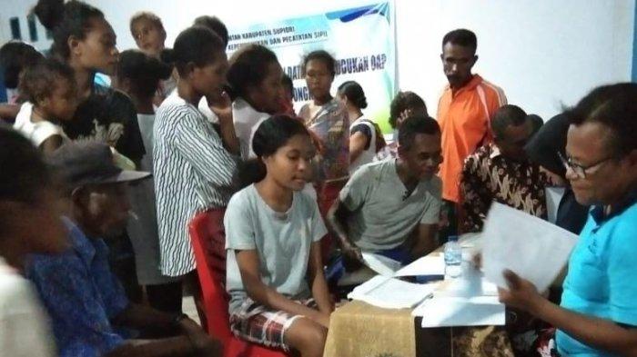 Jangkau 2 Kampung di Kepulauan dalam Sehari, Disdukcapil Supiori ...