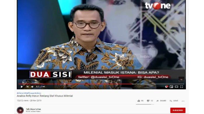 Refly Harun Analisiskan Bahayanya Ada Staf Khusus Presiden dan Wapres ...
