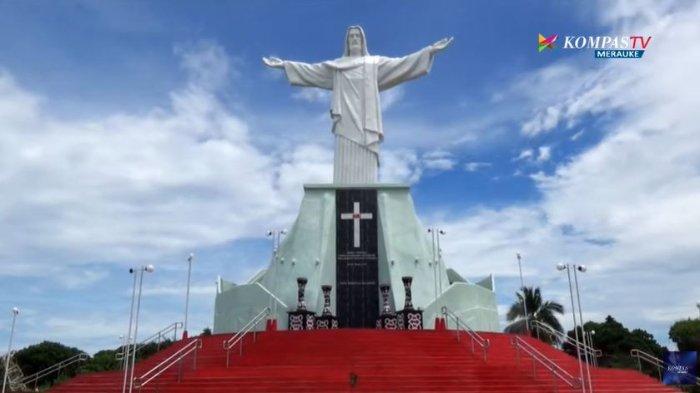 Wisata Papua: Melihat Patung Kristus Raja di Pulau Habe Merauke ...