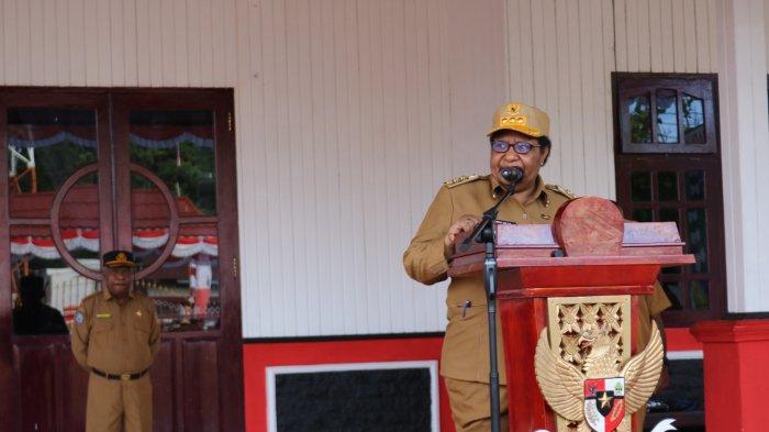 Serapan APBD Papua Tengah Masih Rendah, Ribka Haluk Minta ASN Tingkatkan Kinerja! - Tribun-papua.com