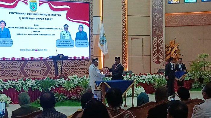 Ali Baham Temongmere Serahkan DPA ABPD Perubahan 2023, Realisasi ...