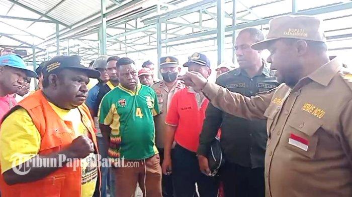 Bupati Manokwari Hermus Indou akan Bertemu Pemilik Hak Ulayat Pasar Wosi - Tribunpapuabarat.com