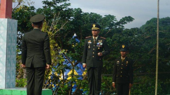 HUT ke-78 TNI, Kolonel Hartono Pimpin Prajurit Korem 182/JO Ziarah ke TMP Lembah Onim Fakfak ...