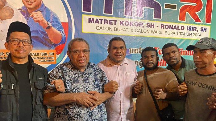 Matret Kokop-Ronald Isir Siap Menangkan DAMAI di Pilkada Teluk Bintuni 2024 - Tribunpapuabarat.com