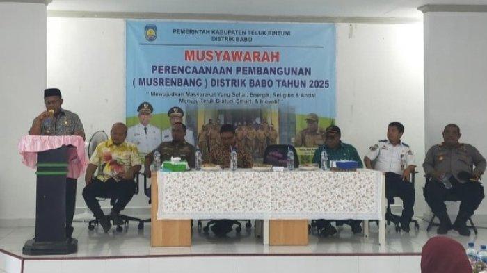 Wabub Joko Lingara Buka Musrenbang Distrik Babo, Tegaskan Aparat Kerja ...