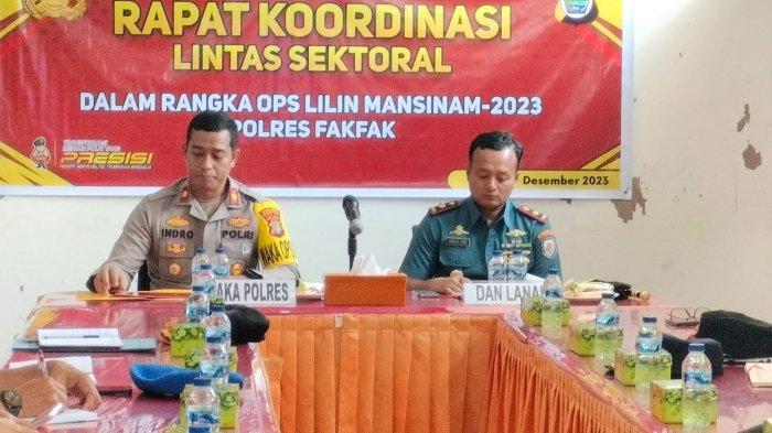 Polres Fakfak Segera Lakukan Operasi Lilin Mansinam 2023, Kompol Indro: Jaga Keamanan Nataru ...