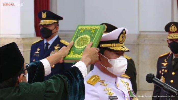 Laksamana Yudo Margono Resmi jadi Panglima TNI Gantikan Andika Perkasa - Tribunpapuabarat.com