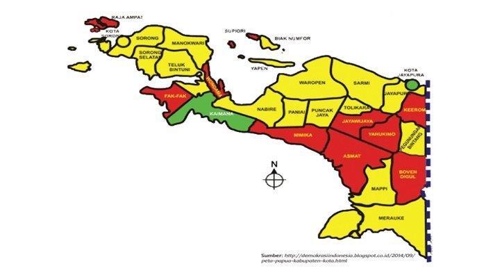 Tiga Provinsi Baru di Papua, Berikut Pembagian Kabupaten Hasil Pemekaran Papua Lengkap ...