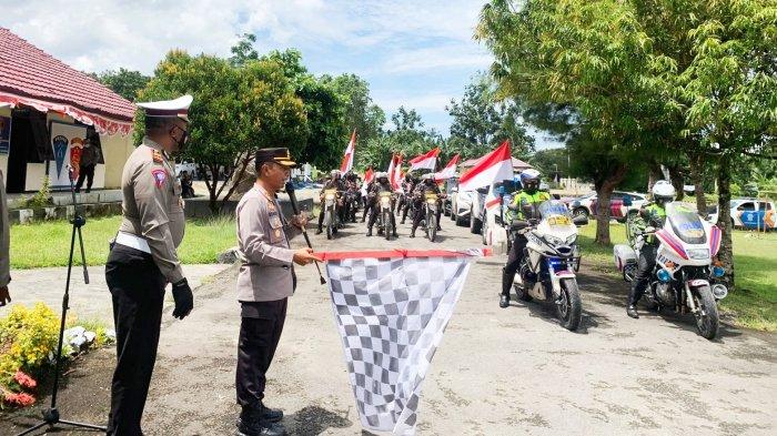 Meriahkan HUT Lantas ke-67, Satlantas Polres Wondama Gelar Konvoi Tertib Lalu Lintas ...