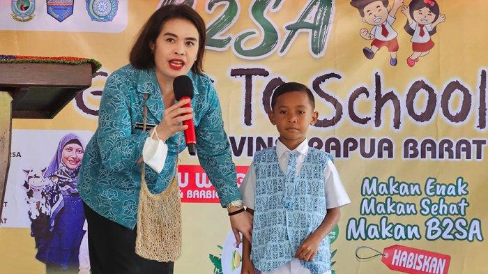 Roma Megawanty Buka B2SA Goes To School di Manokwari Papua Barat ...