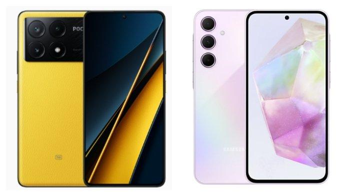 Duel Spek dan Harga HP Samsung Galaxy A35 5G vs Xiaomi POCO X6 Pro 5G, Mana yang Lebih Murah ...
