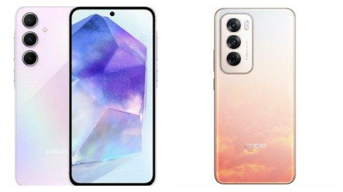 Samsung Galaxy A55 5G vs Oppo Reno12 5G: Specs and Price Comparison ...
