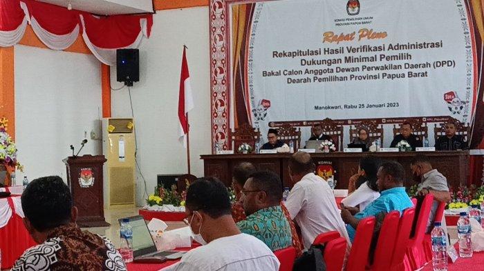 KPU Papua Barat Lakukan Verifikasi Faktual Dukungan Calon Anggota DPD RI Selama Tiga Minggu ...