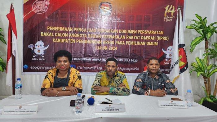 KPU Pegunungan Arfak: Tersisa 8 Parpol yang Belum Ajukan Berkas Perbaikan Bacaleg 2024 ...