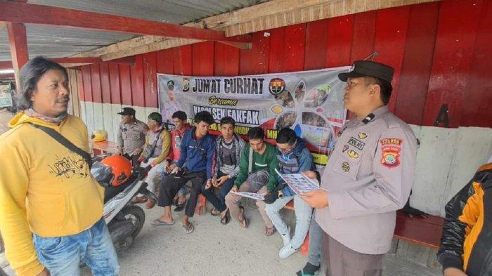 Jumat Curhat, Tukang Ojek di Fakfak Minta Polisi Rutin Patroli dan Razia - Tribunpapuabarat.com