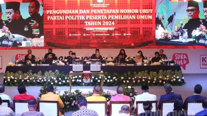 Nama Ketua Umum dan Nomor Urut 17 Parpol serta 6 Partai Lokal Aceh Peserta Pemilu 2024 oleh KPU ...