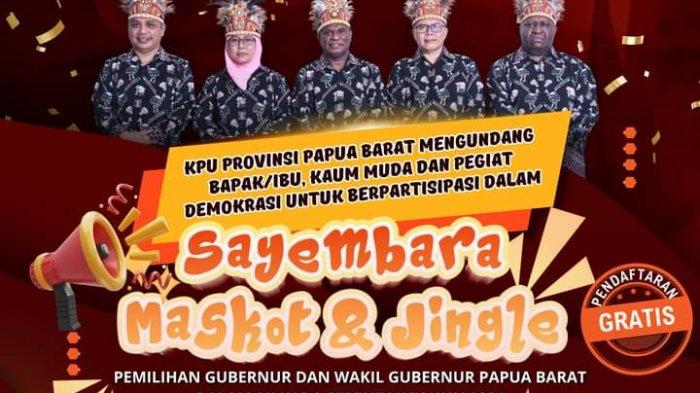 KPU Papua Barat Gelar Sayembara Maskot dan Jingle Pilgub, Muin: Total Hadiah Puluhan Juta Rupiah ...
