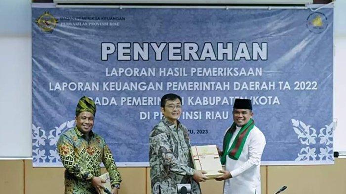 11 Kali Berturut-turut, Pelalawan Kembali Terima Opini WTP dari BPK RI Laporan Keuangan Tahun ...