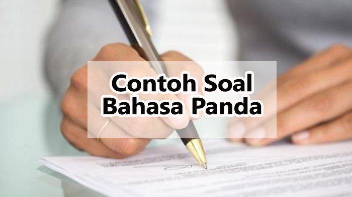 15 Contoh Soal Bahasa Panda 2025 dan Jawaban Untuk Latiahn Soal UTBK ...