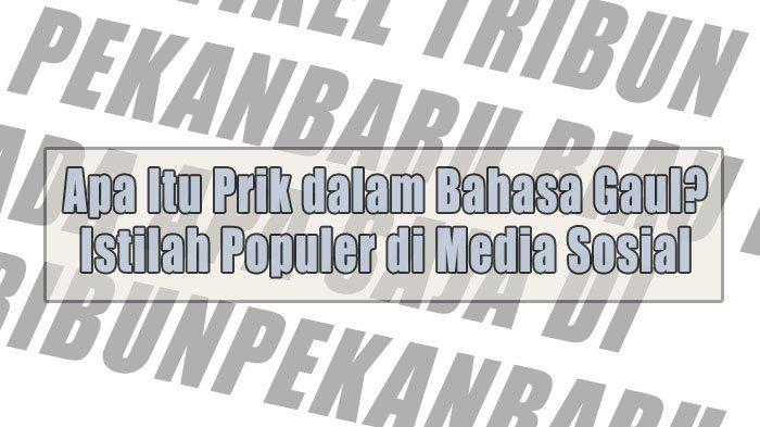 Apa Itu Prik dalam Bahasa Gaul? Istilah Populer di Media Sosial ...