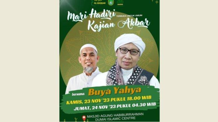 Besok, Buya Yahya Akan Hadir di Kota Dumai dalam Tabligh Akbar - Tribunpekanbaru.com