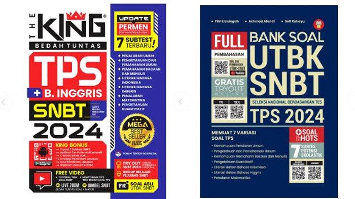 2 Buku SNBT 2024 Terbaik: The King TPS SNBT dan Bank Soal UTBK SNBT TPS - Tribunpekanbaru.com