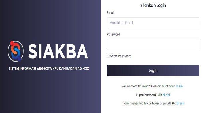 Cara Aktivasi Akun SIAKBA KPU go id dan Cara Daftar Akun SIAKBA KPPS ... Cara Aktivasi Akun SIAKBA KPU go id dan Cara Daftar Akun SIAKBA KPPS ...