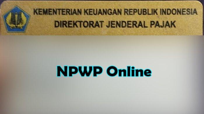 Cara Buat NPWP Online dan Link Pendaftaran Membuat NPWP Online - Tribunpekanbaru.com