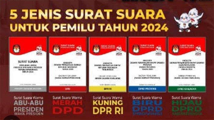 Cara Coblos Surat Suara untuk DPR RI pada Pemilu 2024 - Tribunpekanbaru.com