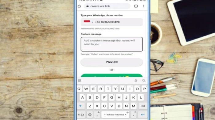 Cara Mudah Membuat Link WA, Pakai 3 Cara Ini - Tribunpekanbaru.com