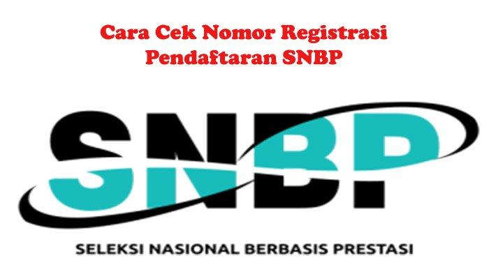 Cara Cek Nomor Registrasi Pendaftaran SNBP untuk Lihat Hasil Pengumuman SNBP 2024 ...