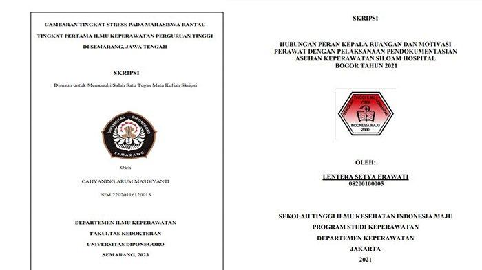 Dilengkapi Abstrak, 5 Contoh Judul Skripsi Keperawatan ...