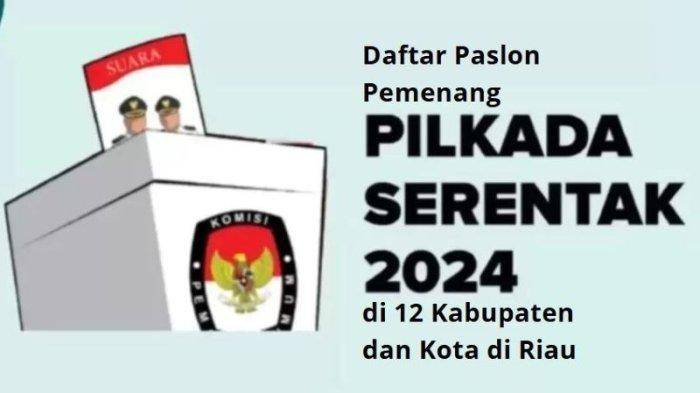 Daftar Paslon Pemenang Pilkada Serentak 2024 di 12 Kabupaten dan Kota di Riau - Halaman 4 ...