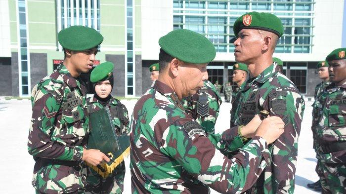 10 Perwira Serta 15 Bintara dan Tamtama Jajaran Korem 031 Wira Bima ...