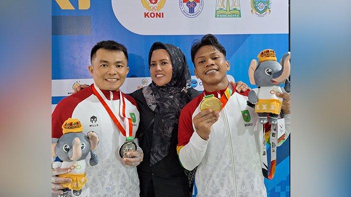 Lifter Putra Riau Sumbang Medali Emas dan Perak di Angkat Berat PON Aceh Sumut 2024 ...
