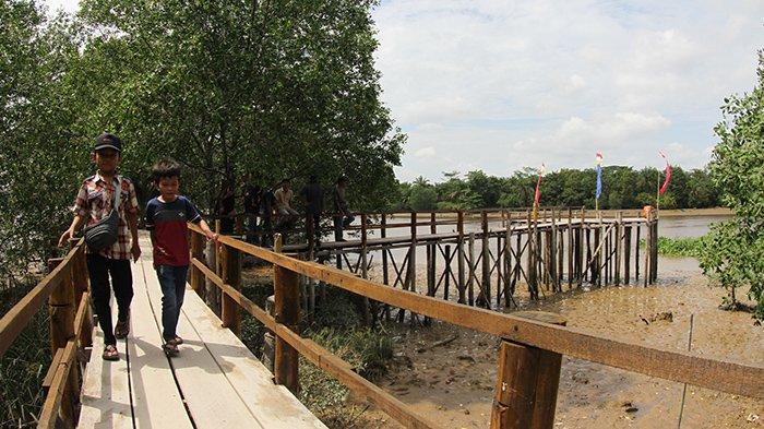 FOTO: Ekowisata Pulau Semut, Tempat Wisata Asyik di Tepian Sungai ...
