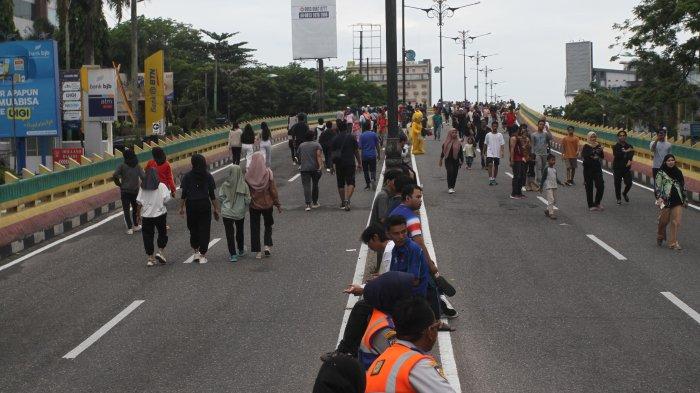 FOTO: CFD Pekanbaru Akhirnya Dibuka Kembali - Tribunpekanbaru.com