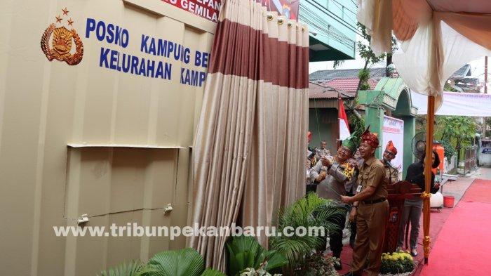 FOTO: Kampung Dalam Pekanbaru Resmi Dijadikan Kampung Bebas Narkoba - Tribunpekanbaru.com