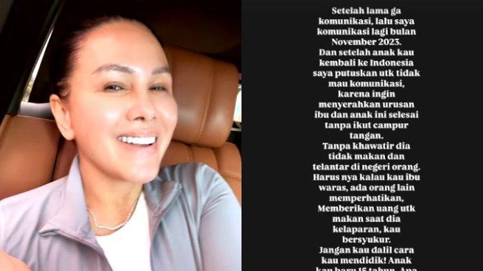 Bantah Adu Domba hingga Cuci Otak Lolly, Fitri Salhuteru Unggah Isi Chat dengan Anak Nikita ...