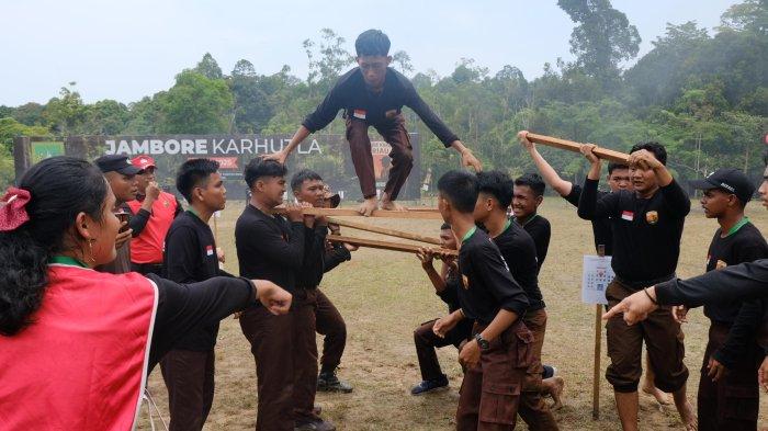 Fun Games di Jambore Karhutla di Siak Riau: Kuis, Lomba dan Simulasi ...