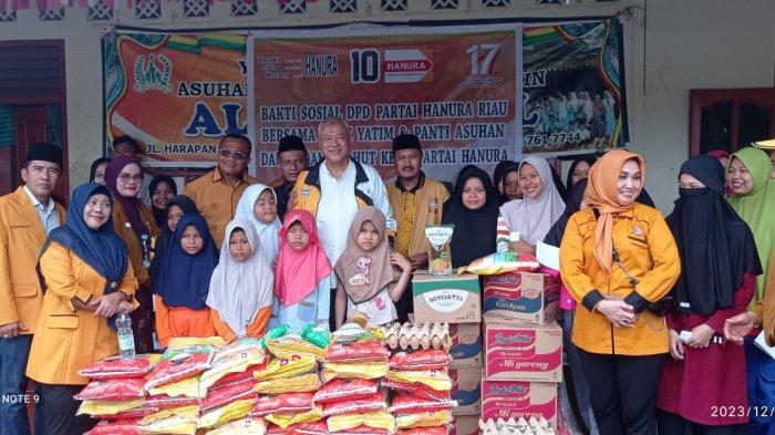 Partai Hanura Riau Berbagi Sembako dan Uang Tunai ke Panti Asuhan, Ajak ...
