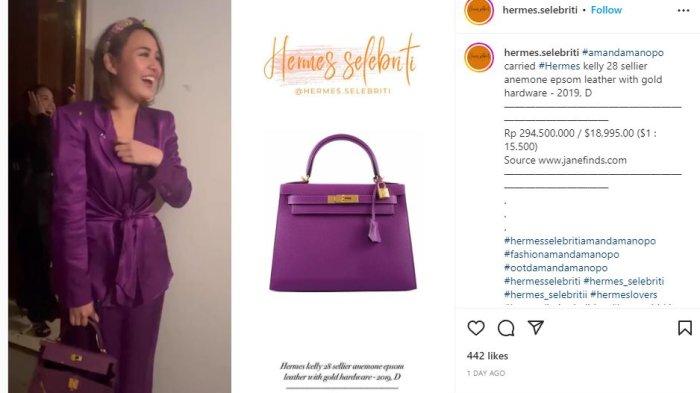 Harga Tas Ungu Amanda Manopo Disorot, Nilainya Fantastis - Tribunpekanbaru.com