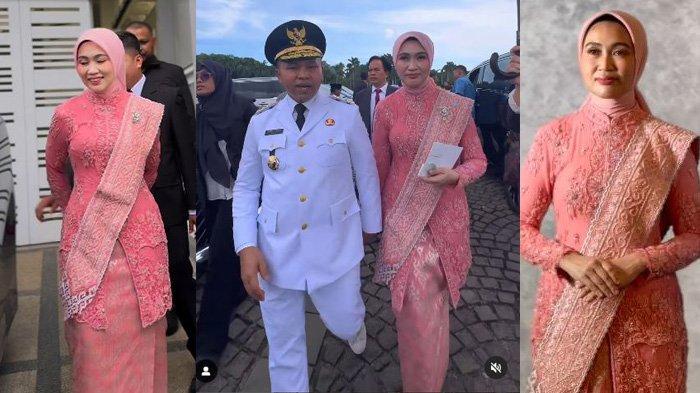 Istri Gubernur Riau Abdul Wahid Tampil Anggun dengan Kebaya Saat Pelantikan Kepala Daerah ...